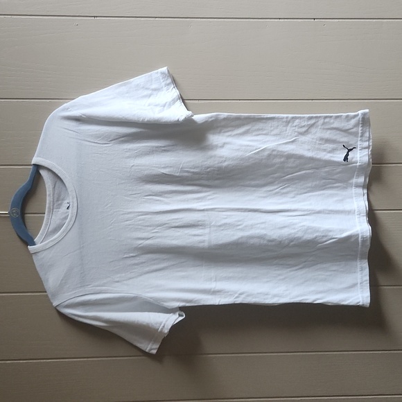 Puma | Shirts | Puma Basic White Tee | Poshmark